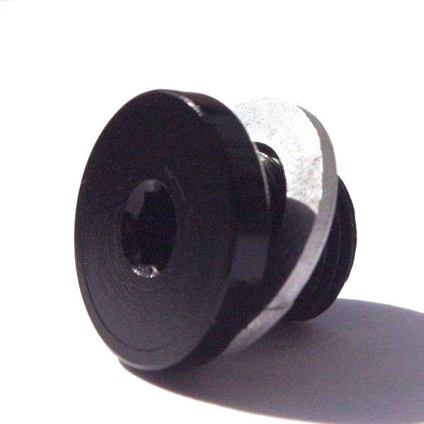 M10x1.0 BLACK METRIC Hex Allen Key BLANKING PLUG BLOCKER Male Oil ...